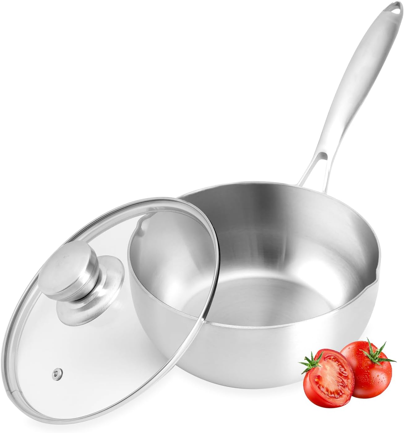 Amazon.com: SHANGSYA Whole Body Tri-Ply Stainless Steel Induction ...