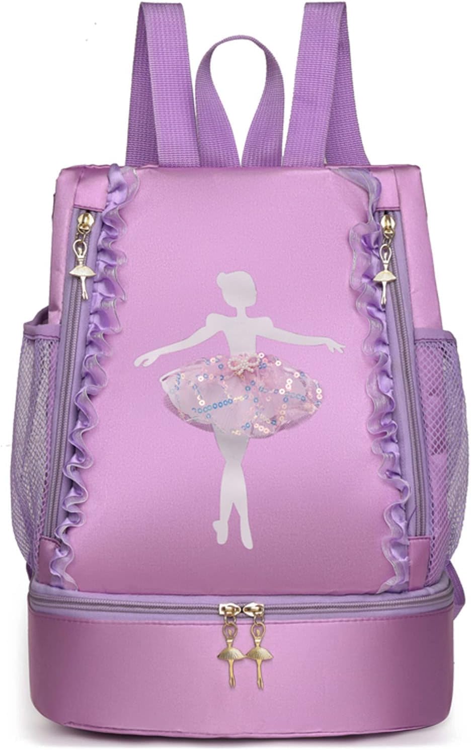 Amazon.com: Yitengteng Ballet Dance Backpack with Separate Shoe ...