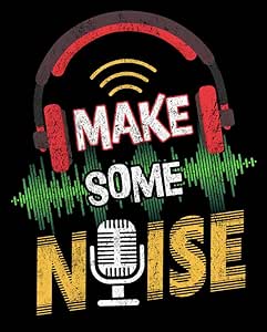 Amazon.com: Offbeat Stickers 3” Make Some Noise Sticker DJ Headphones ...