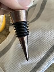 Amazon.com: Blank Small Bottle Stopper Stainless Steel Bottle Stopper ...