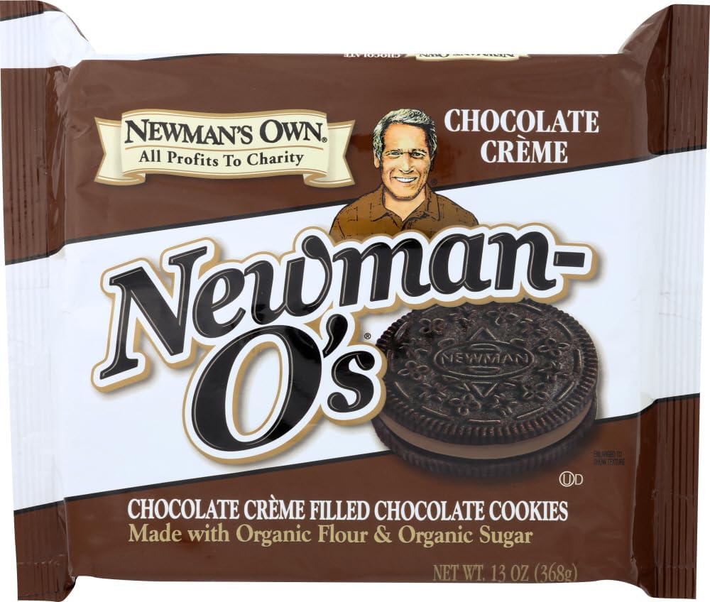 Amazon.com: Newman's Own Newman-O's, Vanilla Crème Filled Vanilla ...