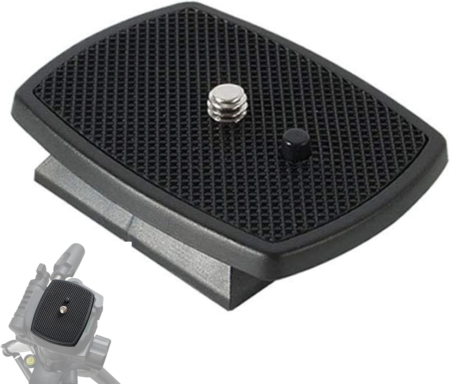 2Pcs Quick Release Plate Tripod Head Screw Adapter Mount Camera Tripod ...