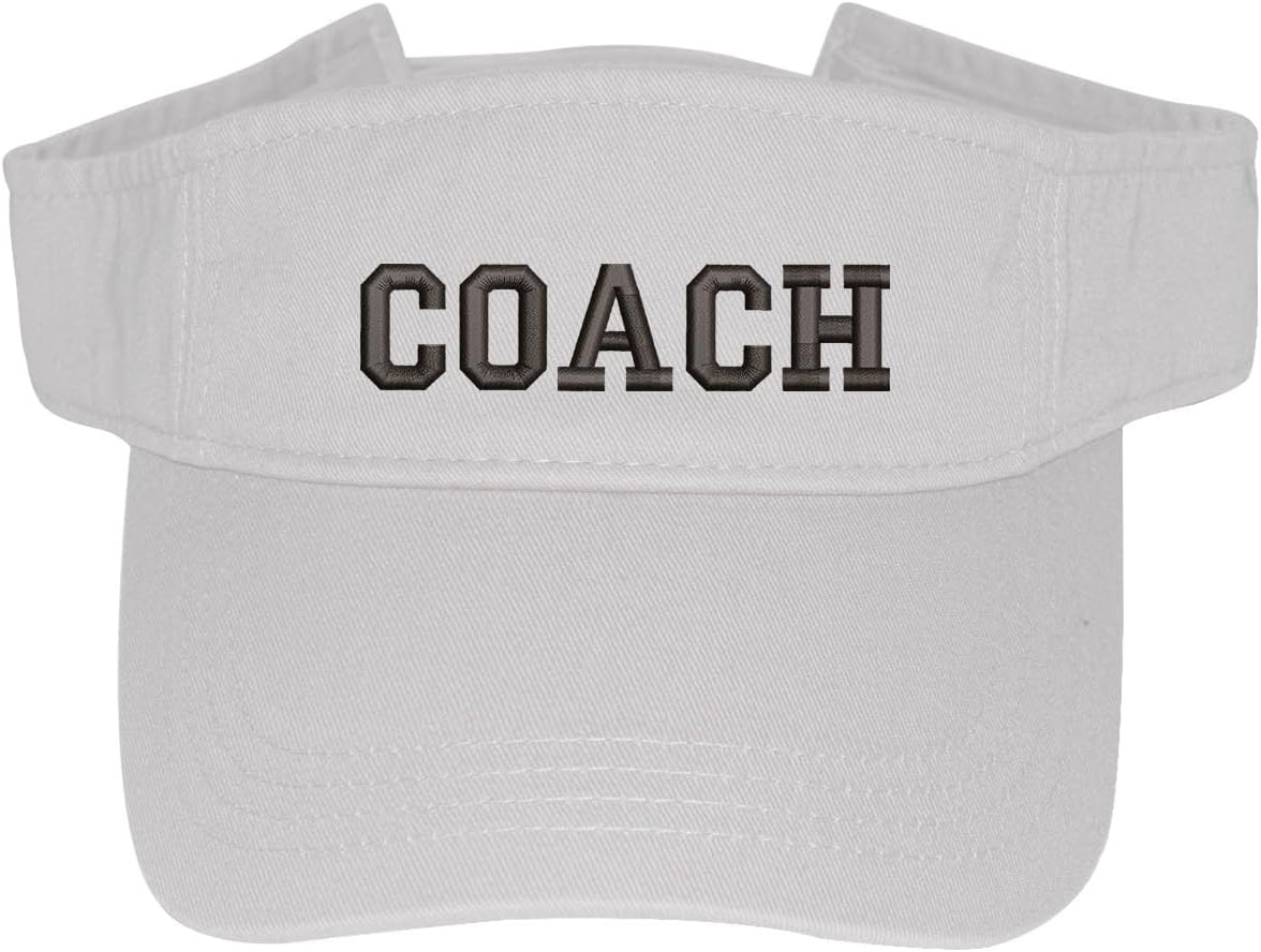 DSY Lifestyle Coach Visor Hat - Embroidered Unisex Visor - Summer Sun ...