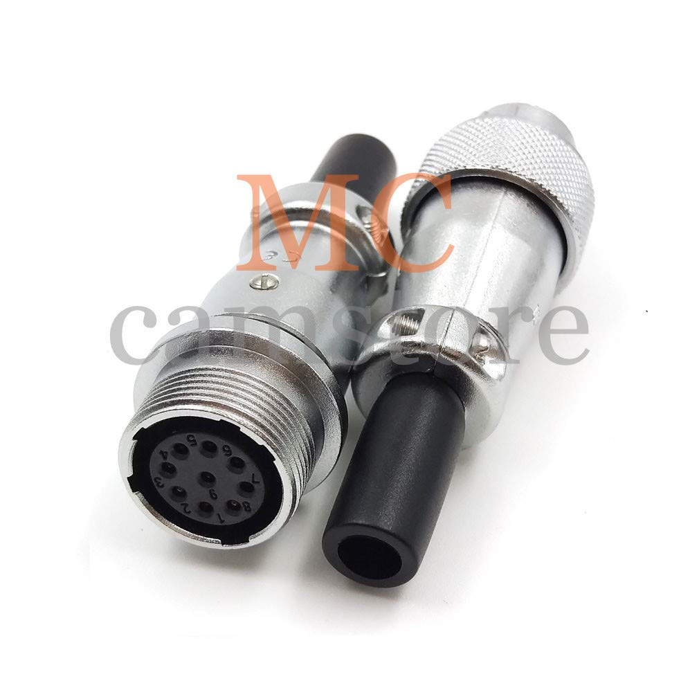 Buy MCCAMSTORE WEIPU WS16 TQ+Z Aviation 9 pins Power Cable Connector ...