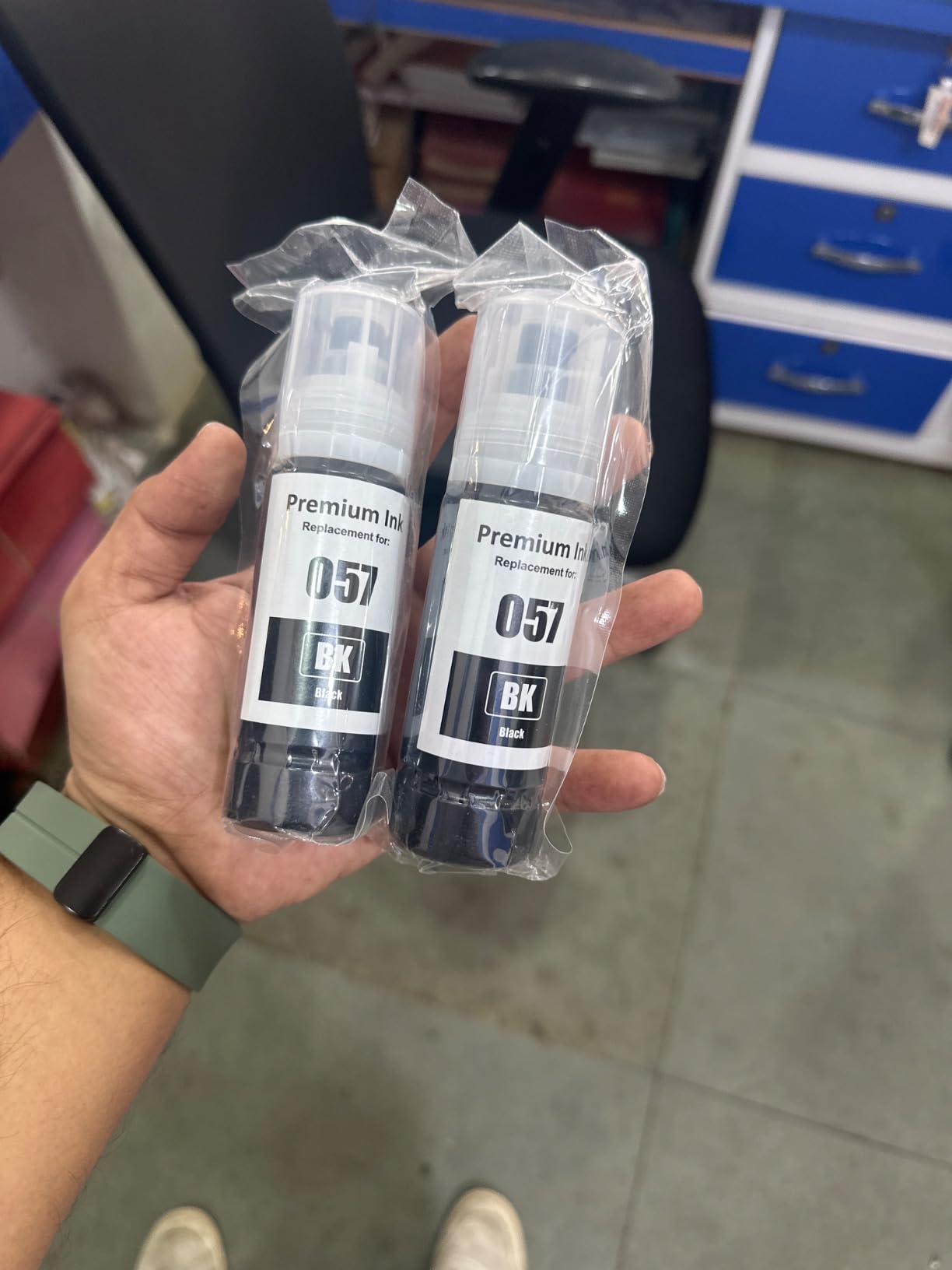 Ravaria 057 Refill Ink for Epson L8050, L18050 Printer - Compatible Ink ...