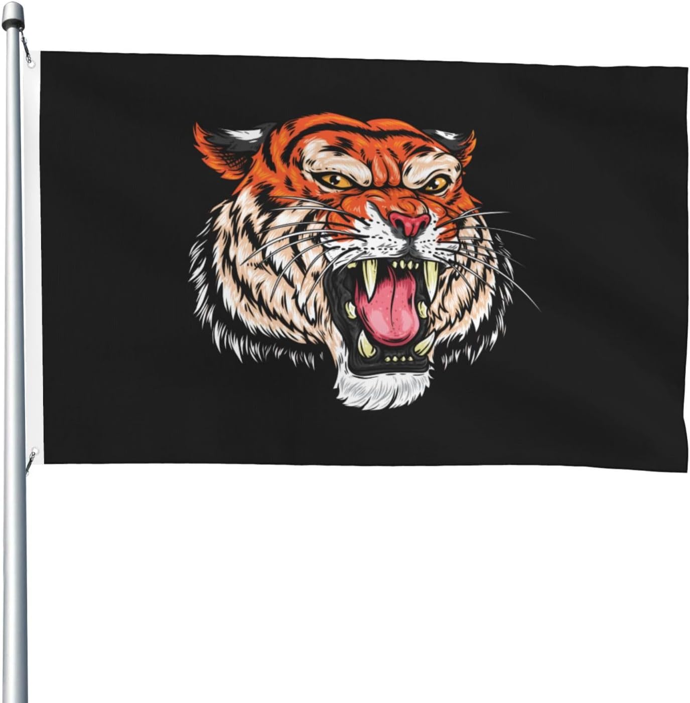 Amazon.com : Roaring Tiger Flags For Outside 4x6 Ft Double Sided Flag ...