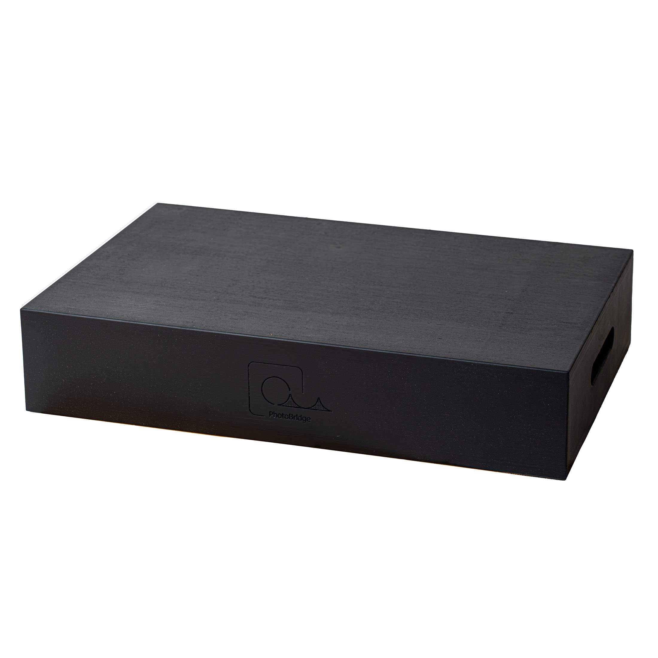 Buy PhotoBridge Half Standard Black Apple Box - Multi-Use Wooden Boxes ...