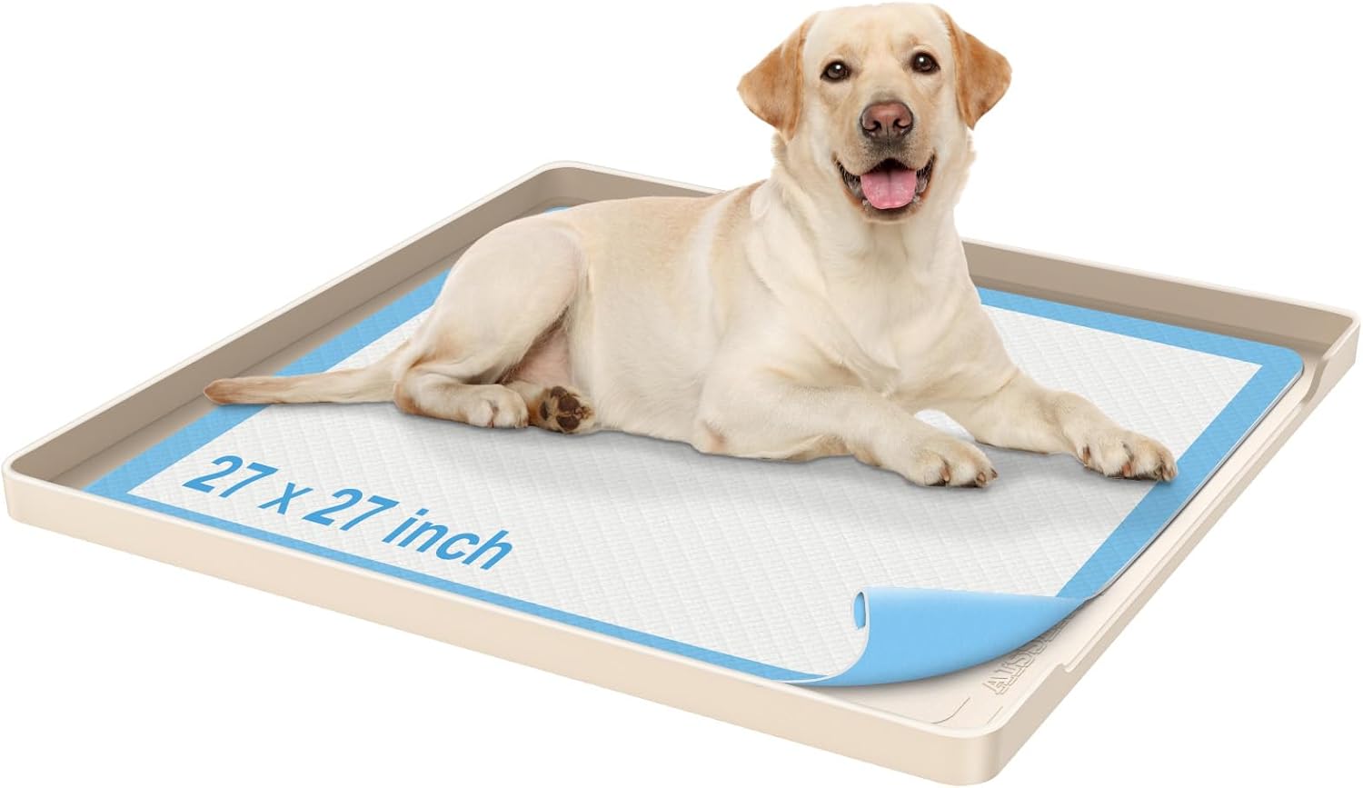 Amazon.com : Pee Pad Holder for Dogs, 27"X27" Dog Pad Holder [1 Inch ...