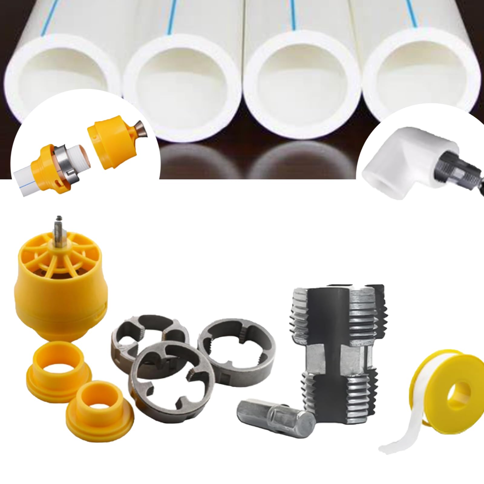 PVC Thread Maker Tool for Electric Drill, PVC Threader, Plastic Pipe ...