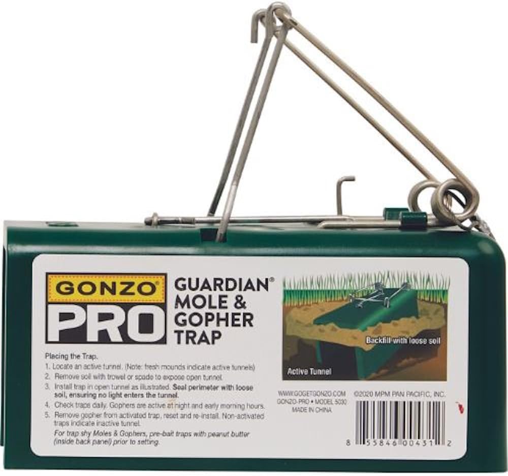 Amazon.com : Macabee Gopher Trap MGT : Rodent Traps : Patio, Lawn & Garden