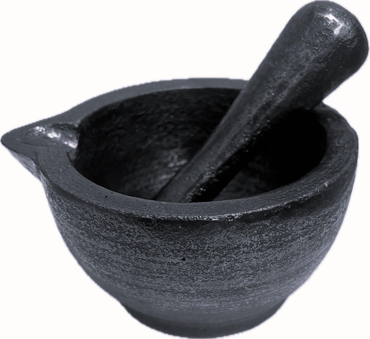 Buy Cast Kings Pre-Seasoned Cast Iron Mortar & Pestle | Silbatta |Spice ...