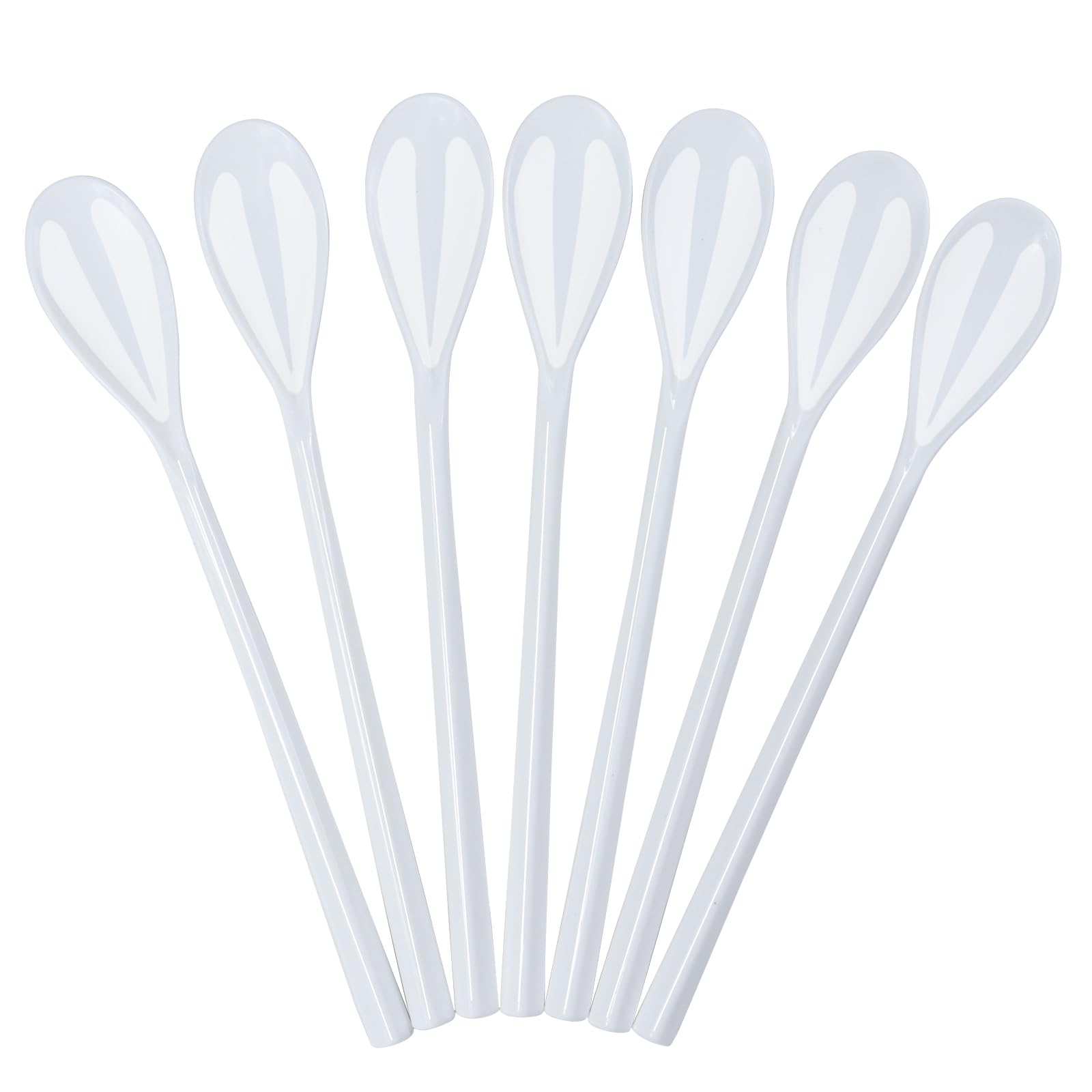 Snapklik.com : 12 Piece Long Handle Spoon Plastic Coffee Stirring ...