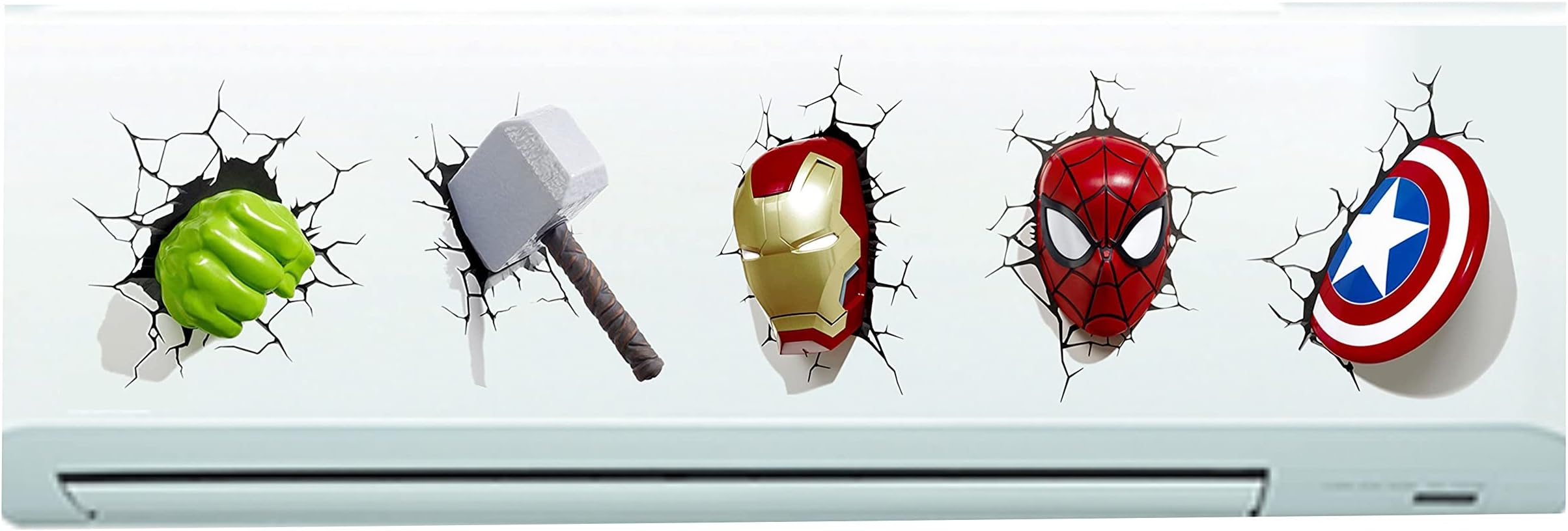 Ac Sticker Printed AC Sticker Multi Printed Wall Sticker Split Ac ...