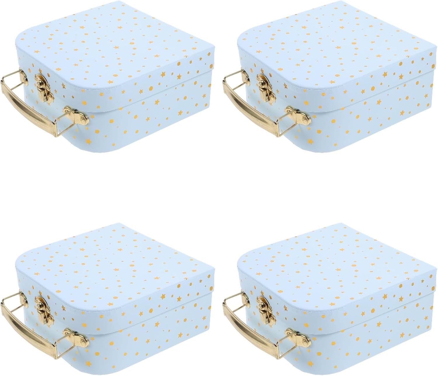 Amazon.com: Unomor 4pcs Box Cardboard Suitcase Gift Container Suitcase ...