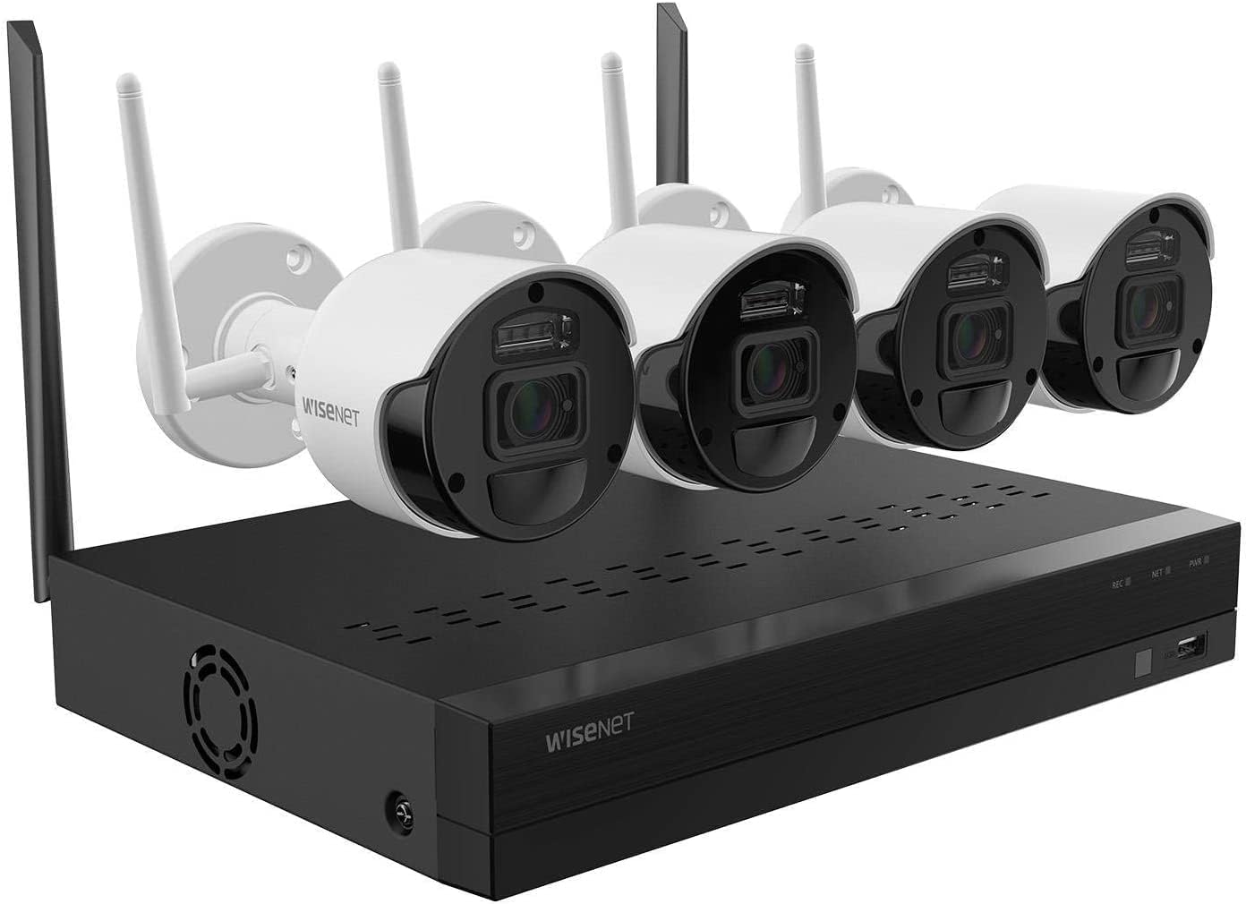 Amazon.com : Wisenet SNK-B73047BW 4 Channel 1080p Wi-Fi NVR ...