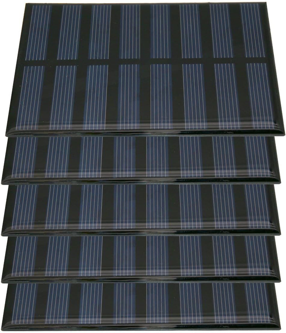 Amazon.com : 5Pcs Mini Solar Panels for Solar Power, 4V 200mA Mini ...