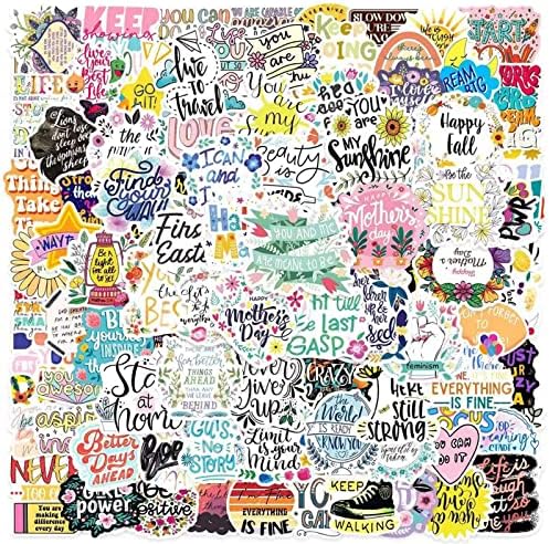 Amazon.com: 100PCS Inspirational Words Stickers Quote Stickers Positive ...