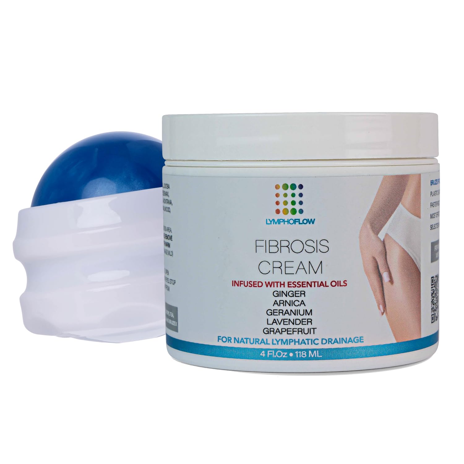 Amazon.com: Fibro Roller Lymphatic Drainage Massager Ball & Fibrosis ...