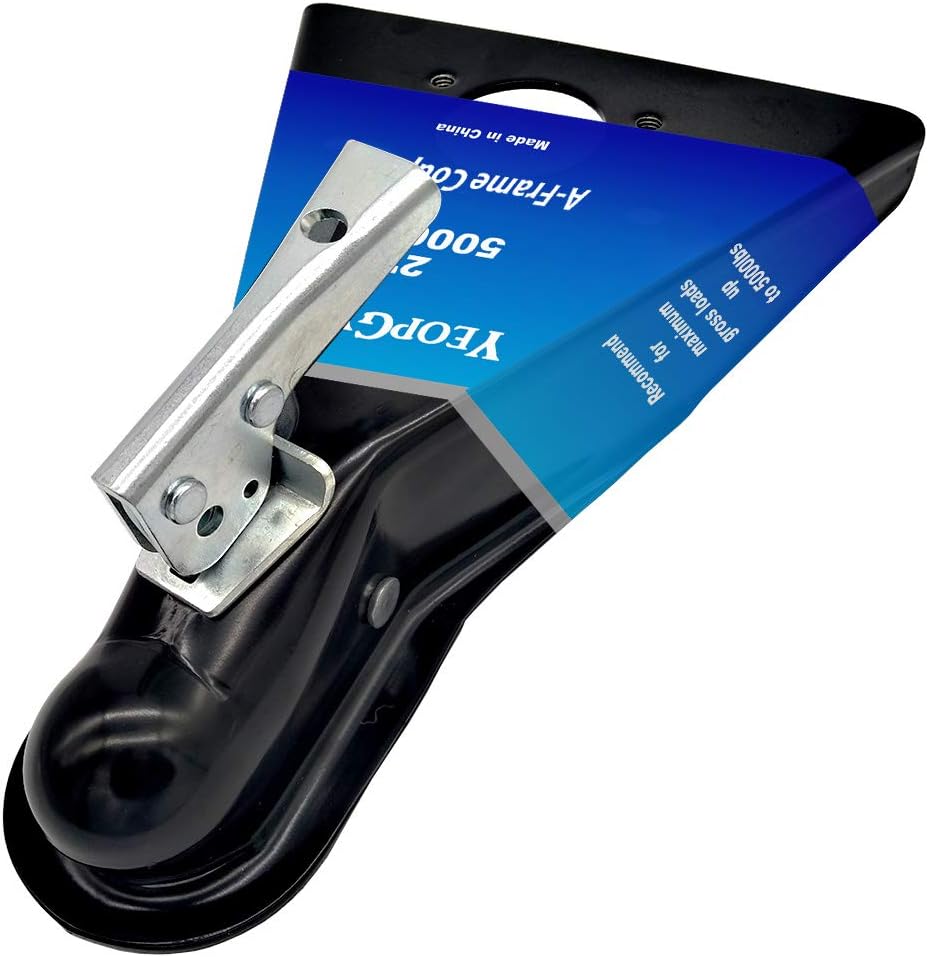 Amazon.com: A-Frame Trailer Coupler with 2" Ball Size Capacity 5000lbs ...