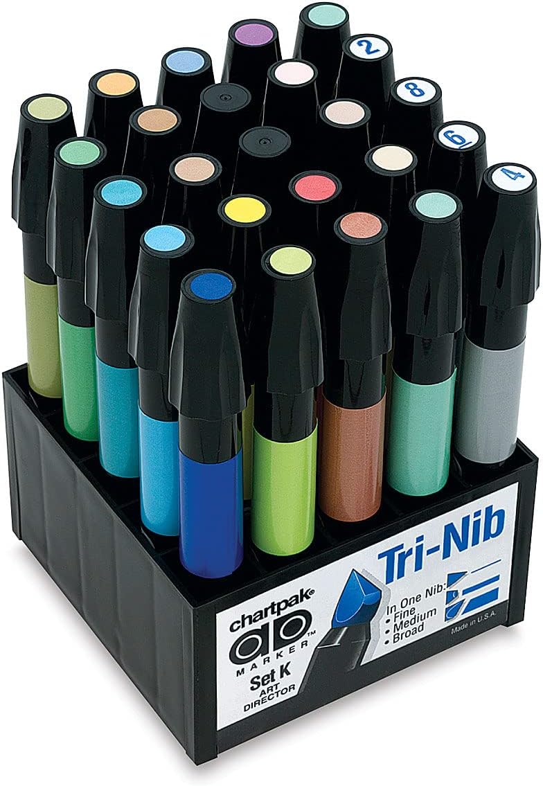 Chartpak AD Marker 100 Set by Chartpak : Amazon.com.mx: Hogar y Cocina