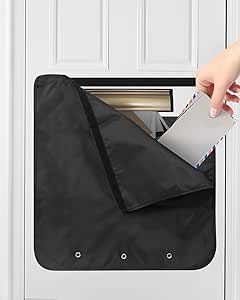 Uniclife Mail Slot Catcher for Door, Large Capacity Letter Catcher ...