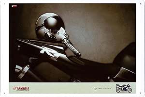 Amazon.com: Yamaha R1: Helmet 7.8"x11.8" Tin Poster Metal Plate Wall ...
