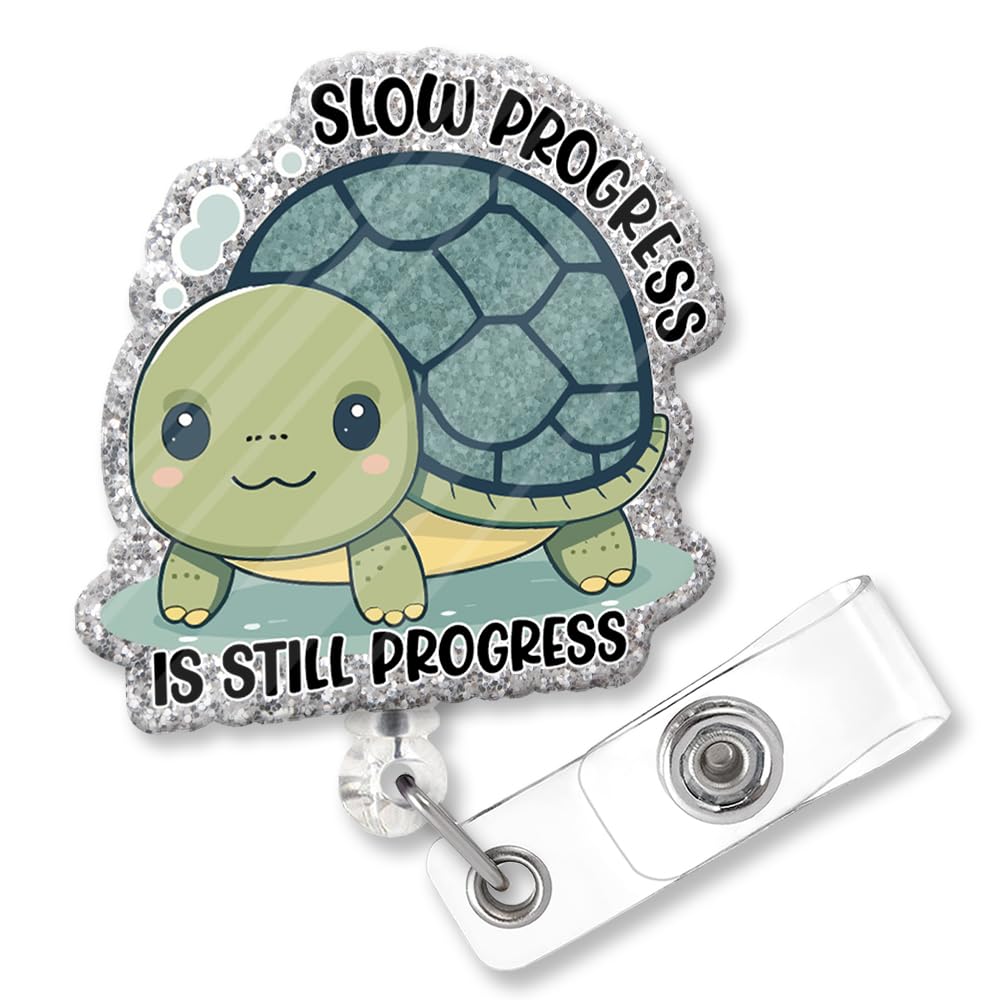 Amazon.com : ZBBFSCSB Slow Progress is Still Progress Funny Glitter ...