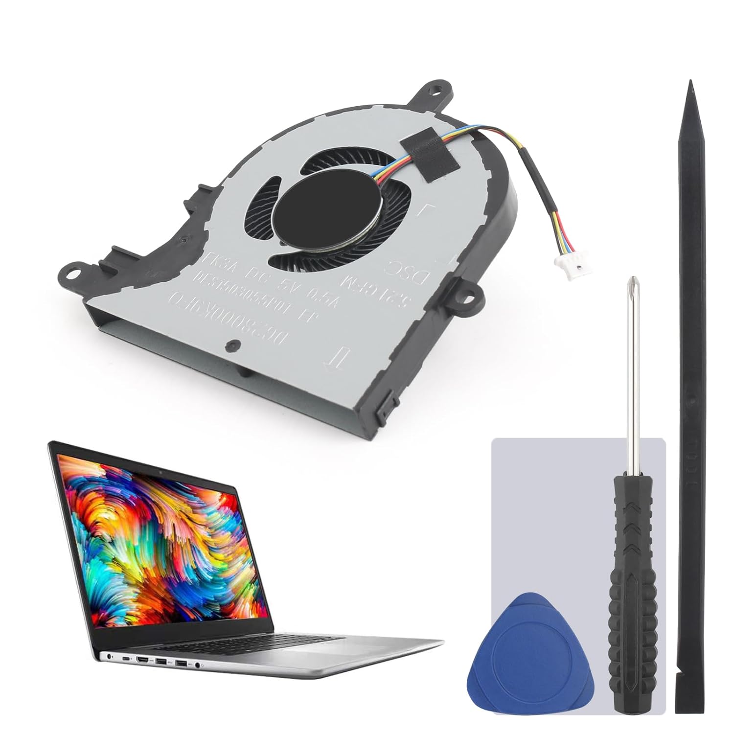 Amazon.com: Replacement CPU Cooling Fan for Dell inspiron 15 5570 5575 ...