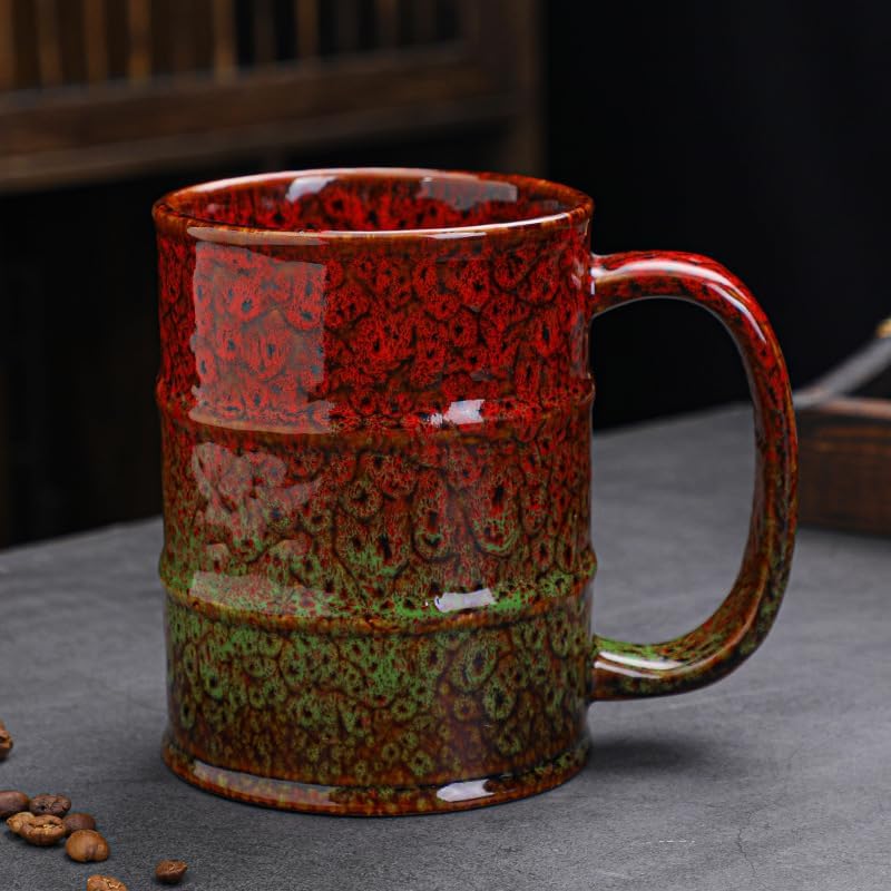 Amazon.com: YYW Ceramic Coffee Mugs Handmade Pottery Mugs 20 Oz ...