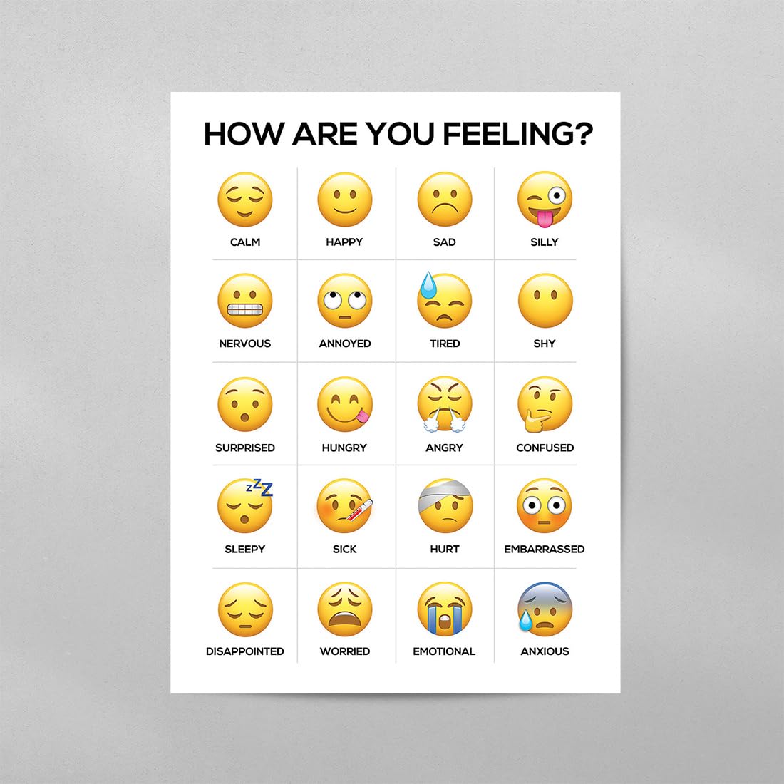 How Are You Feeling Emoji Feelings Chart Therapy Philippines | Ubuy
