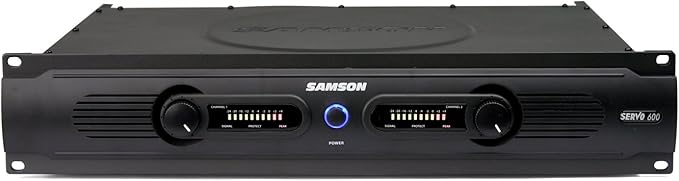Samson Servo 600 Stereo Power Amplifier, 600 Watts : Samson Audio ...