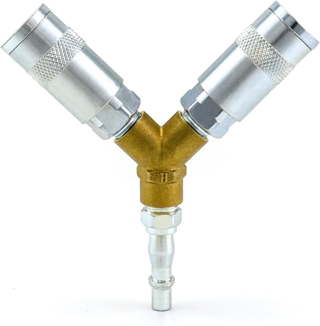 Airline Hose Connectors 1/4" BSP 3 Way Air Compressor Fittings Y ...