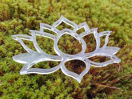 TrifleArte Lotus Cutouts | 10 Pieces Acrylic Lotus Shape | 3mm Thick ...