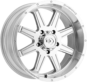 Amazon.com: Vision 421 Cannibal 20x9 5x5" +10mm Silver Wheel Rim 20 ...