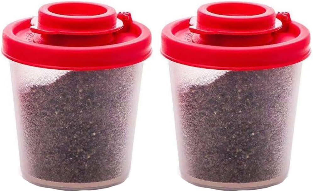 Amazon.com: 2 Pack Salt and Pepper Shakers Set Moisture Proof 4.35oz ...