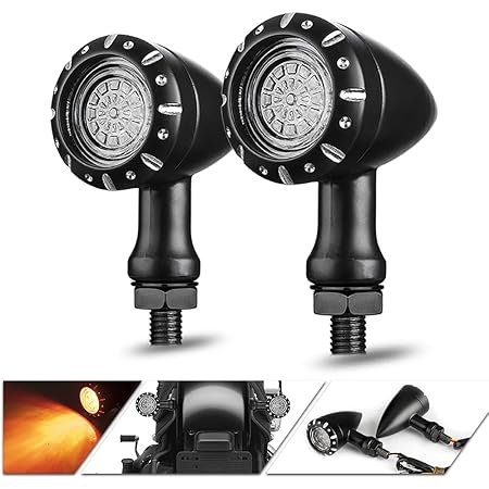 Amazon.com: Kuryakyn 2509 Torpedo/Bullet Style Motorcycle LED Lights ...