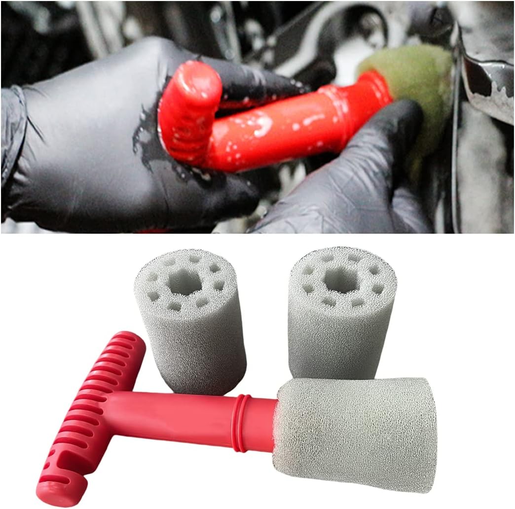Amazon.com: AICEL Car Wheel Detailing Brush, Removable Insert Lug Wash ...