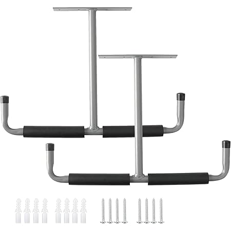 Amazon.com: StoreYourBoard Double Ladder Ceiling Rack, Hi Port 2 Garage ...