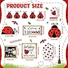 Amazon.com: 20 Pcs Ladybug Tiered Tray Decorations Spring Ladybug ...