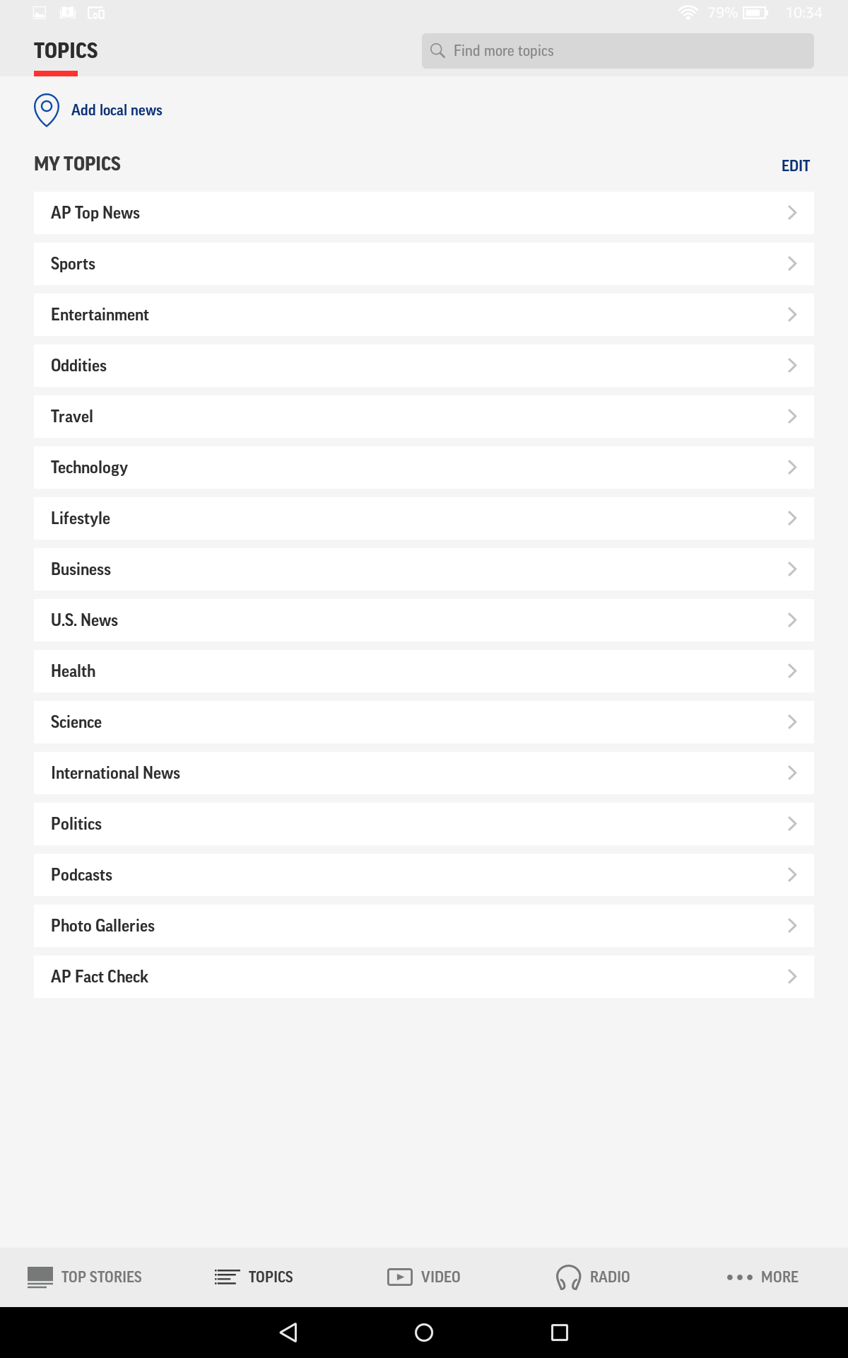 AP News - App on the Amazon Appstore