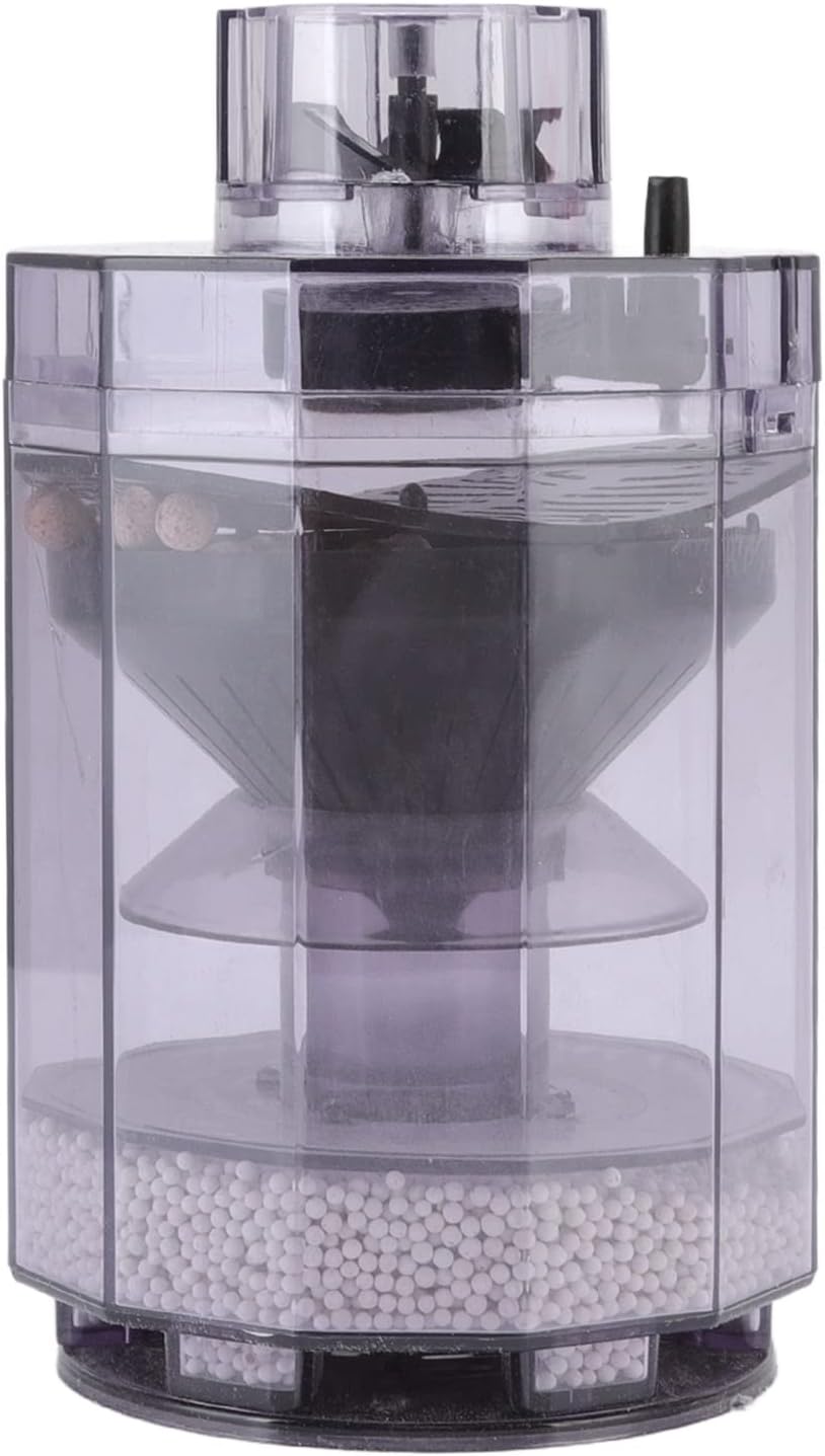 Amazon.com : Pssopp Aquarium Filter Bucket, Round Fish Suction Filter ...