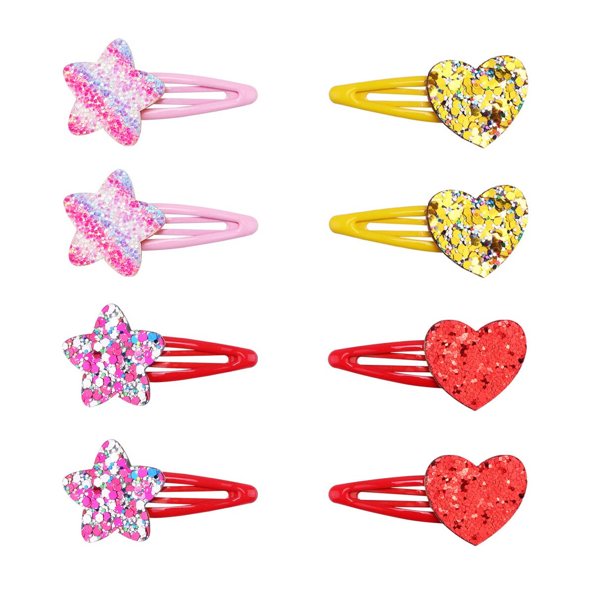 Amazon.com : Cute Hair Clips Metal Hair Pins Sparkly Hair Styling ...