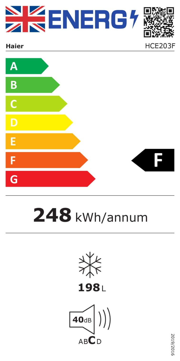 Hotpoint HBNF 55181 W UK 1 Freestanding 60/40 Fridge Freezer, 248L ...