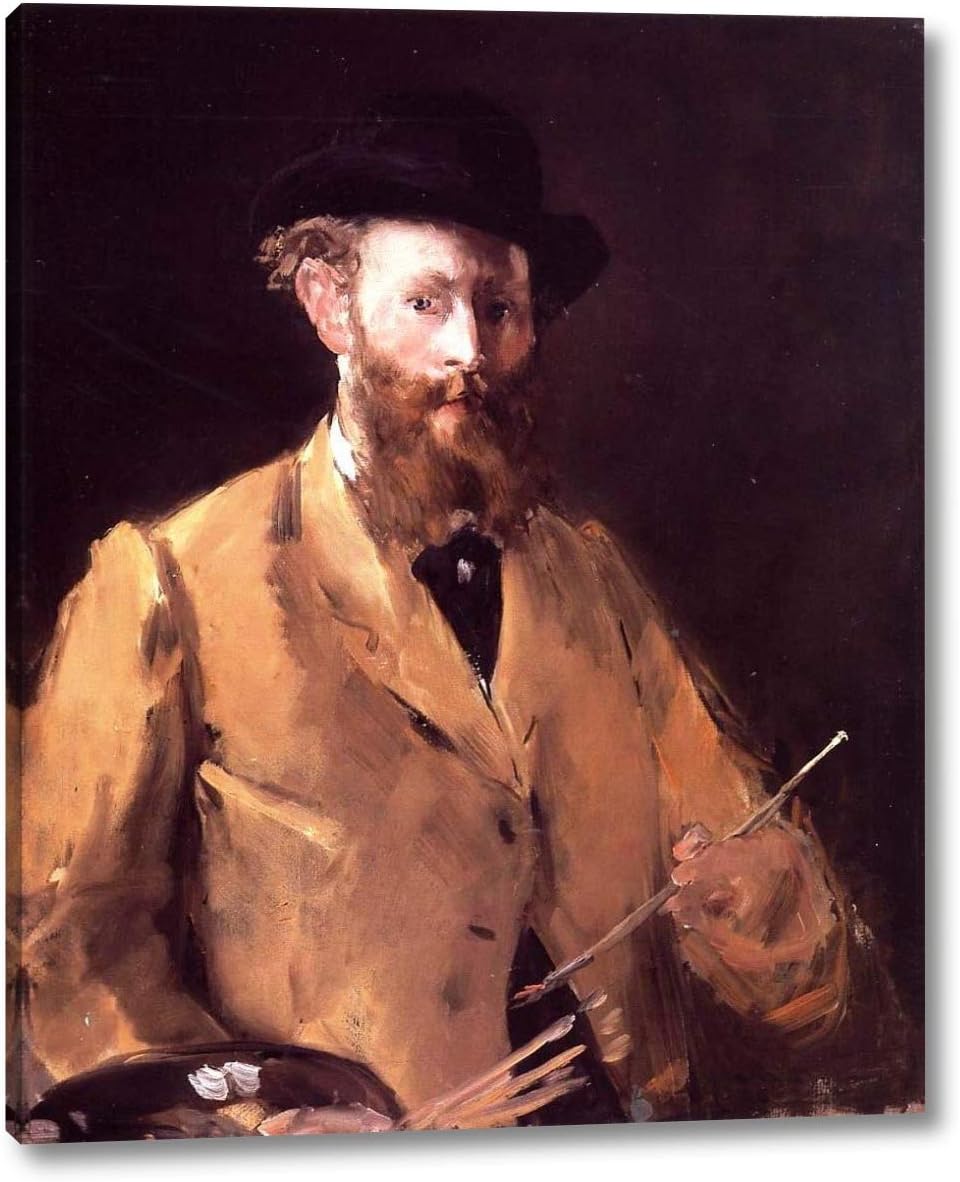 Amazon.com: Self Portrait with Palette by Edouard Manet - 20" x 24 ...