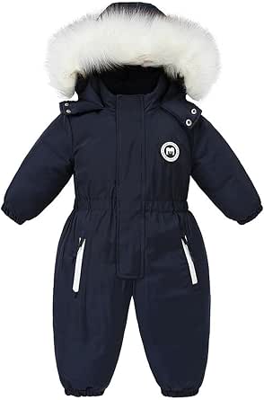 Amazon.com: One Piece Snowsuit Ski Suits Jumpsuit Waterproof Windproof ...
