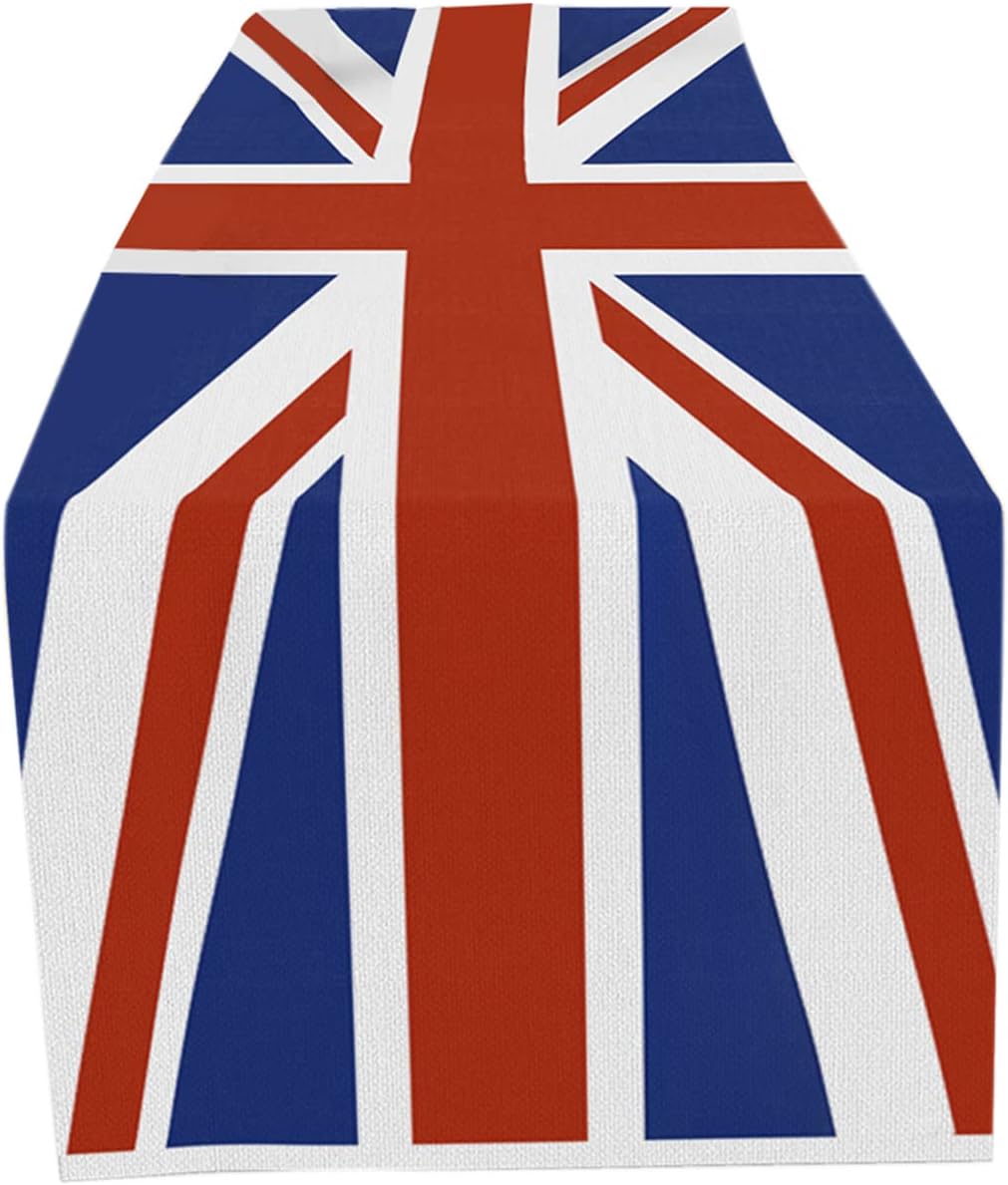 Union Jack Table Runner, Union Jack British Flag Table Runner Cloth ...