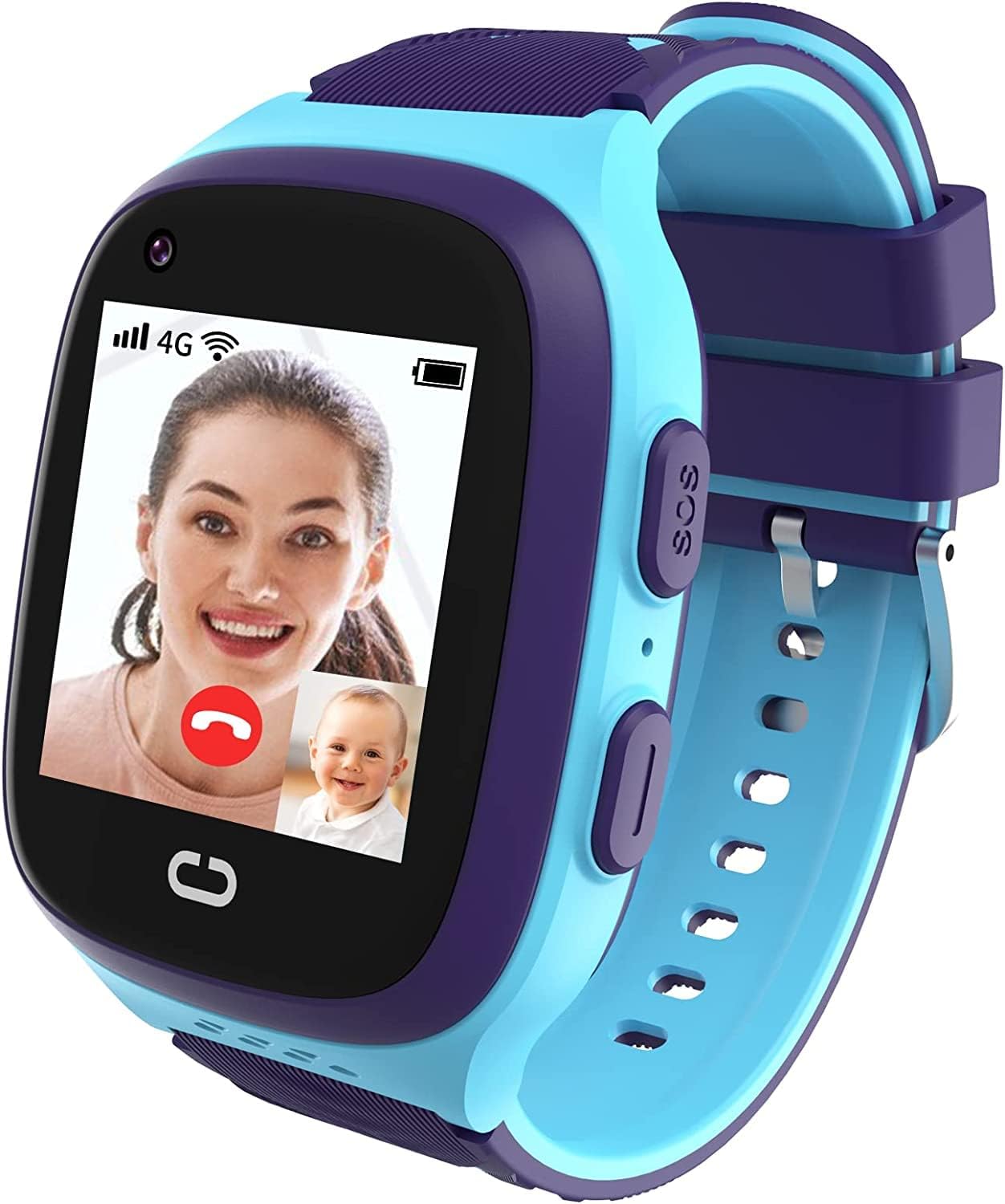 WatchOut Duo Kids Smart Watch with GPS Tracking, Video Call, SOS and ...
