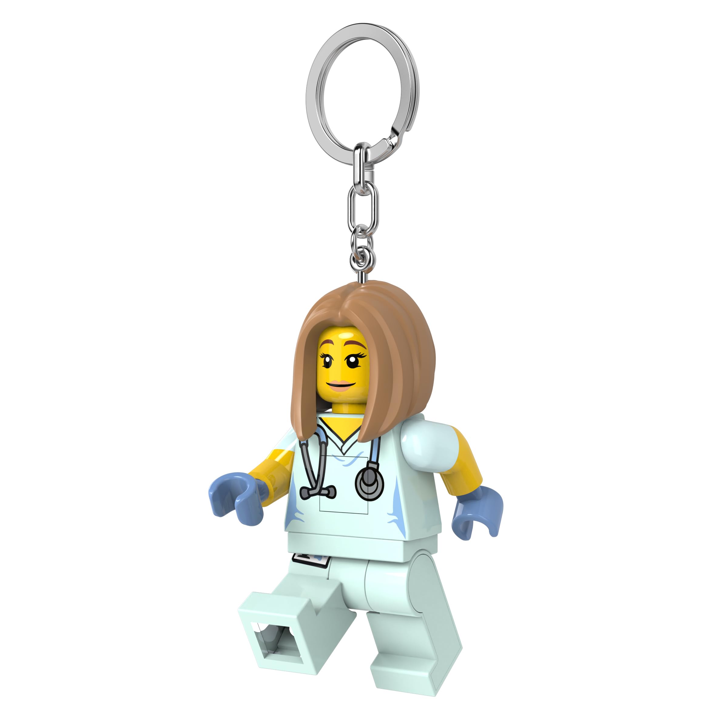 Lego Nurse Keychain Light - 7.6 cm Tall Figure (KE156), Storage ...