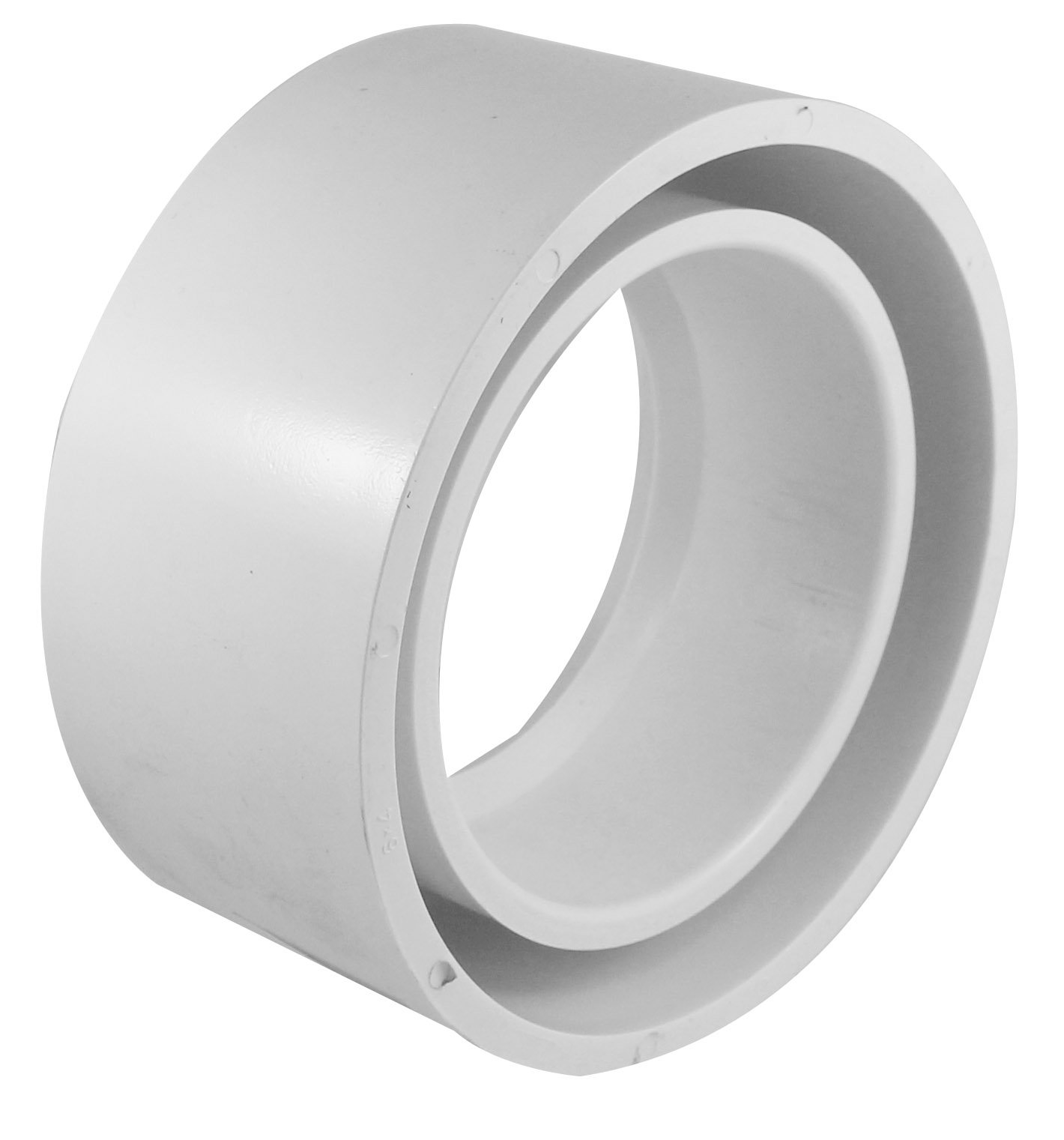 Amazon.com: Canplas 192767 PVC DWV Flush Bushing, 6 x 4-Inch, White ...