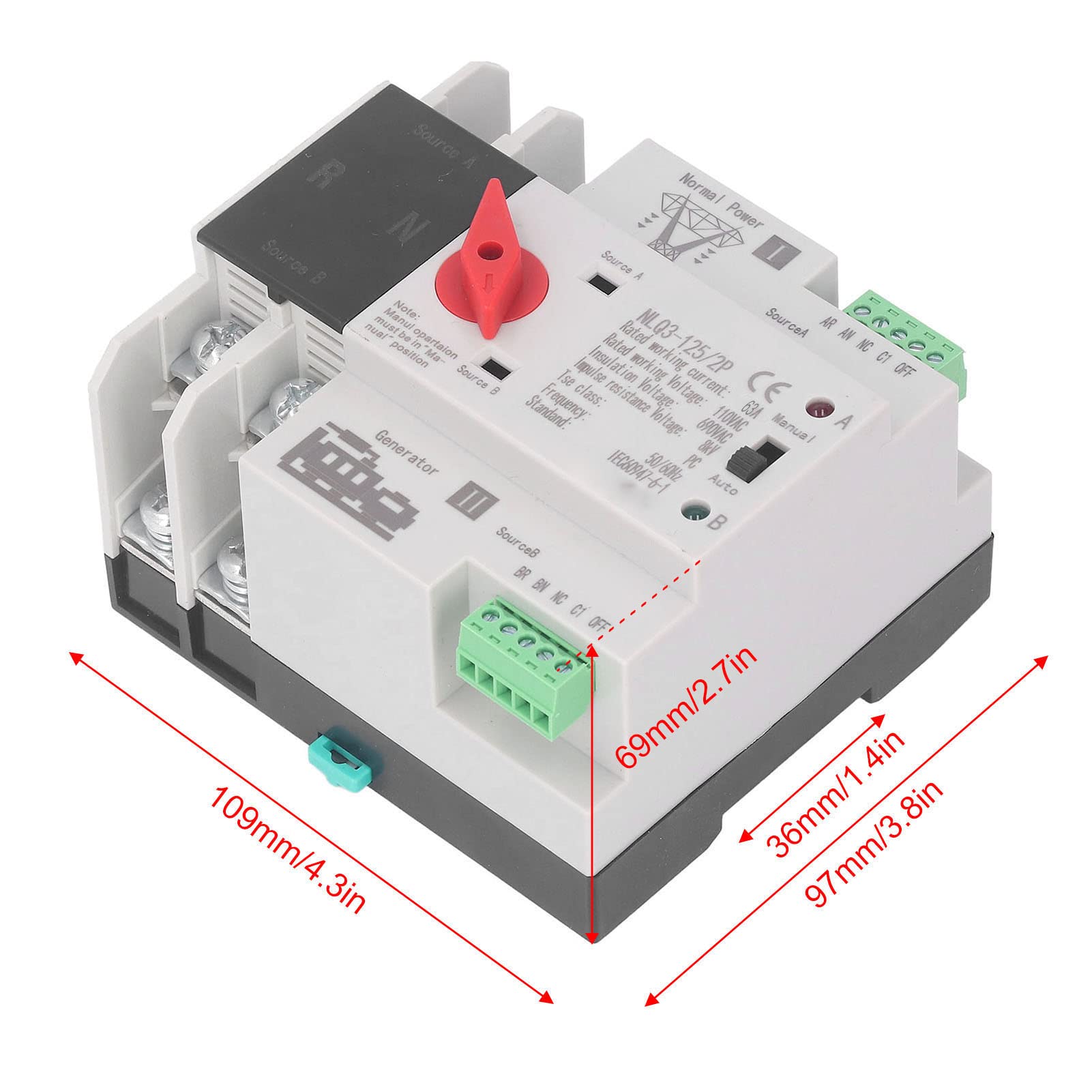 One Click To Home Generator Transfer Switch Amazon.com: Generac 6853